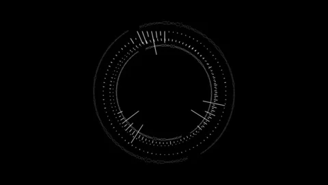 Circular Interface HUD Design - | Stock Video | Pond5