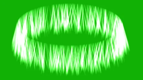Circular light rays green screen motion ... | Stock Video | Pond5