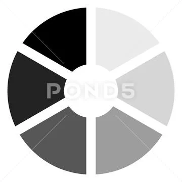 Circular loading sign, isolated on white background, illustration ...