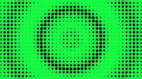 Circular point wave animation motion gra... | Stock Video | Pond5