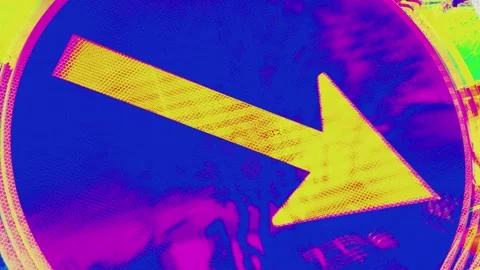 Retro Road Sign Png Stock Video Footage | Royalty Free Retro Road Sign ...