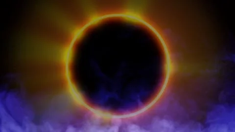Circular Stage Fog Lights Animation Over... | Stock Video | Pond5