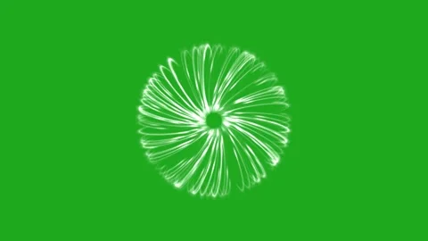 Circular suction effect on green screen ... | Stock Video | Pond5