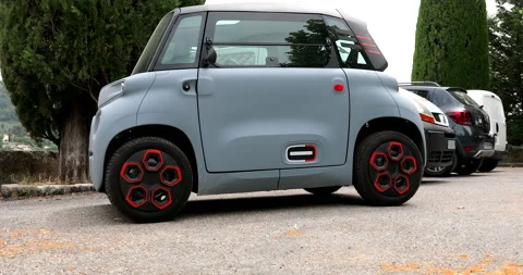 Citroen Ami - Side View | Stock Video | Pond5