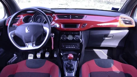Citroen DS3 interior detail drive place | Stock Video | Pond5