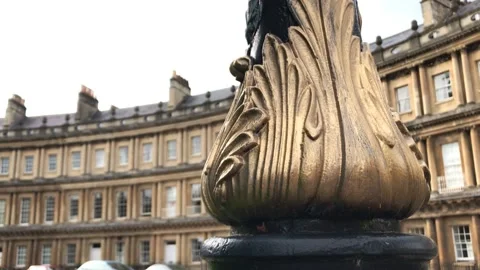 City of Bath - Circus - close up of the ... | Stock Video | Pond5