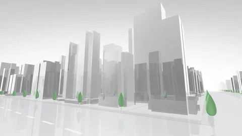 City Building Simple Modern Skyscraper C... | Stock Video | Pond5