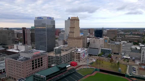 The city center of Memphis downtown from... | Stock Video | Pond5