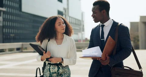 City, documents and business people conv... | Stock Video | Pond5