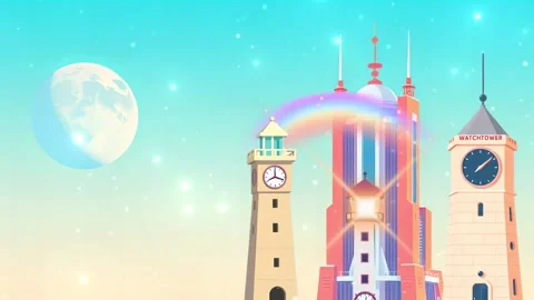 Cartoon City Background Stock Videos – Royalty-Free HD & 4K Videos