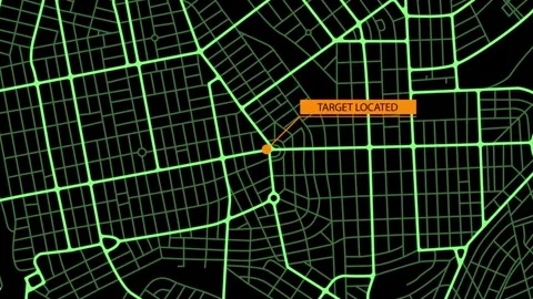 City Map Animation with Minimalist Roads... | Stock Video | Pond5