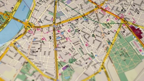 City maps textures. 4k video world map. | Stock Video | Pond5