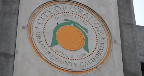Orange County Sign Stock Footage ~ Royalty Free Stock Videos | Pond5