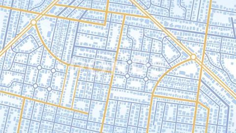 City top view. View from above the map buildings. Gps map navigation to ...