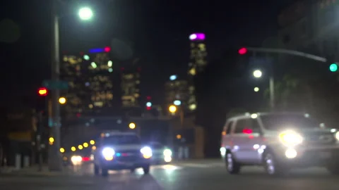 City Traffic and Downtown Los Angeles In... | Stock Video | Pond5