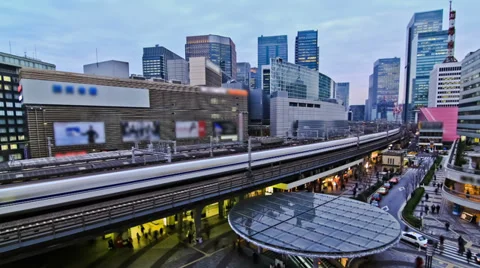 Tokyo Ginza Stock Footage ~ Royalty Free Stock Videos | Pond5