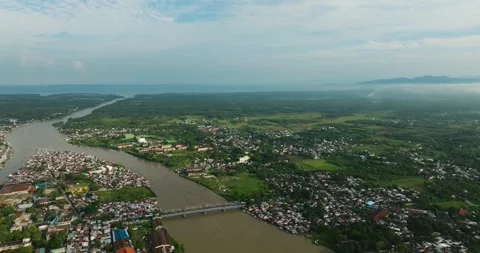 Cityscape: Cotabato City in the Philippi... | Stock Video | Pond5