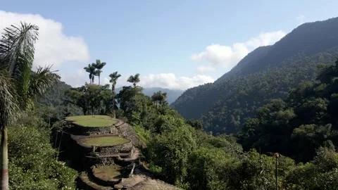 Ciudad Perdida Lost City Colombia jungle... | Stock Video | Pond5