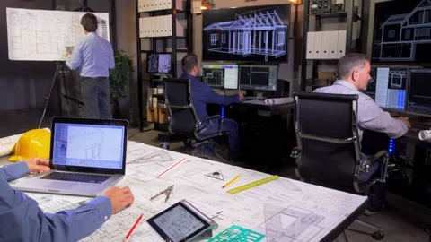 Engineering Office Stock Videos – Royalty-Free HD & 4K Videos | Pond5