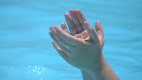 Wet Clapping Stock Footage ~ Royalty Free Stock Videos | Pond5