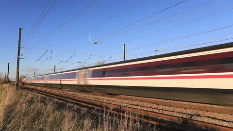 Class 82 DVT, White Livery LNER train, E... | Stock Video | Pond5