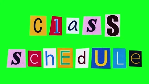 Schedule Of Clasess Stock Videos – Royalty-Free HD & 4K Videos | Pond5