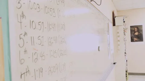 Schedule Of Clasess Stock Videos – Royalty-Free HD & 4K Videos | Pond5