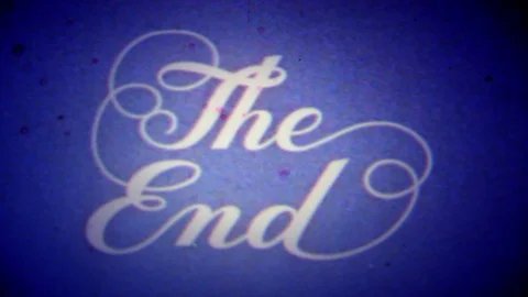 Vintage The End Stock Footage ~ Royalty Free Stock Videos | Pond5