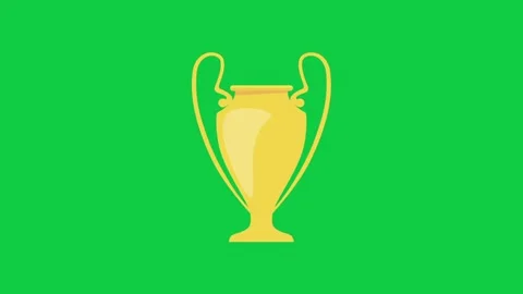 Classic golden trophy on green screen fo... | Stock Video | Pond5
