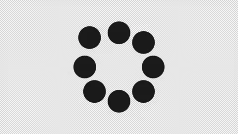 Classic Loading Buffering Icon Animation | Stock Video | Pond5