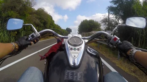 Motorcycle First Person View Stock Videos – Royalty-Free HD & 4K Videos