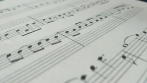 classic music notes for a pianist art co... | Stock Video | Pond5