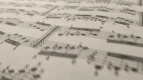classic music notes for a pianist art co... | Stock Video | Pond5