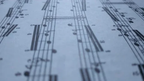 classic music notes for a pianist art co... | Stock Video | Pond5