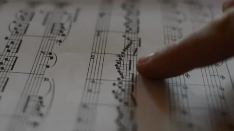 classical music notes for a concert. mus... | Stock Video | Pond5