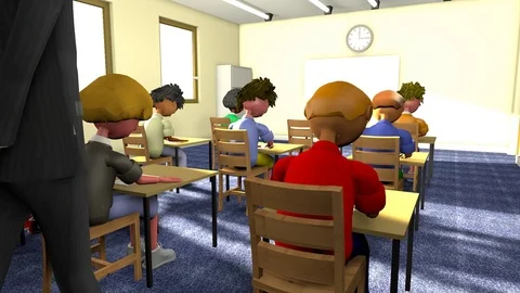 Drawings Cartoons Classroom Stock Footage ~ Royalty Free Stock Videos ...