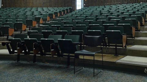 Classroom Lights Turn Off and On in Coll... | Stock Video | Pond5