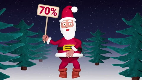 Santa Claus Claymation Stock Video Footage | Royalty Free Santa Claus ...