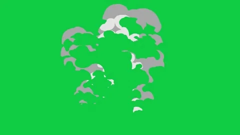A clean animation of smoke clouds formin... | Stock Video | Pond5