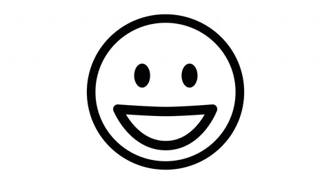 Joyful Emoticon Smiley Stock Video Footage | Royalty Free Joyful ...