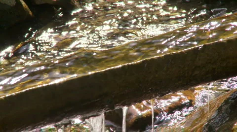 Clean, fresh, natural spring of drinking... | Stock Video | Pond5
