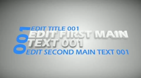 Clean Typography Slice ~ After Effects Template #11963970