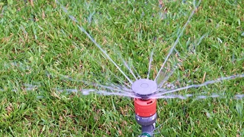 clean water flow through the sprayer | Stock Video | Pond5