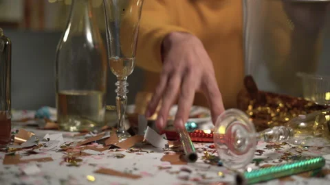 Messy Dinner Table Stock Video Footage | Royalty Free Messy Dinner ...