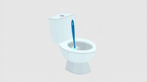 Toilet Animation Stock Footage ~ Royalty Free Stock Videos | Pond5