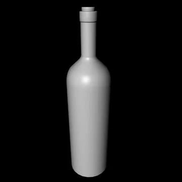 3D Model: Clear Glass Bottle ~ Buy Now #11407897 | Pond5