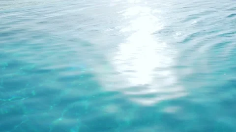 Clear Turquoise Blue Water in Infinity P... | Stock Video | Pond5