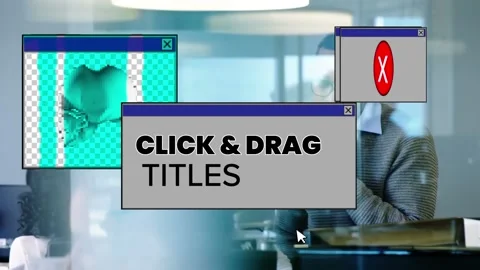 Click & Drag Titles ~ After Effects Template #146467068