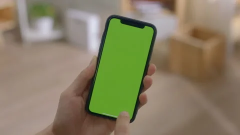 Click on the phone screen (the screen is... | Stock Video | Pond5