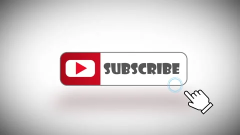 Click the subscribe button with the fing... | Stock Video | Pond5